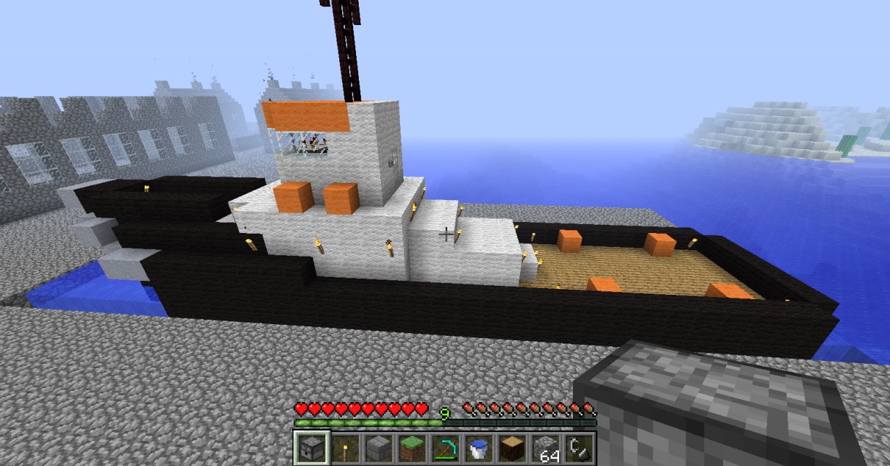Tug Boat/Ship Minecraft Map