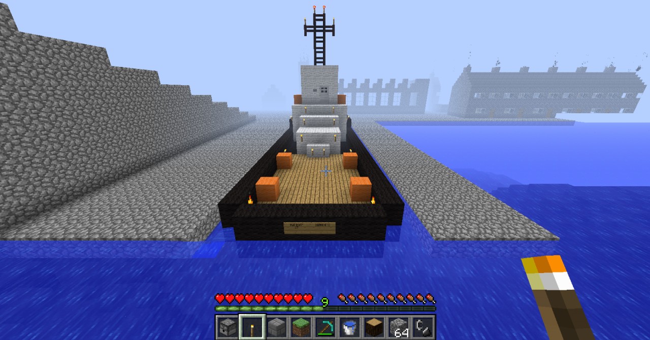 Tug Boat/Ship Minecraft Map