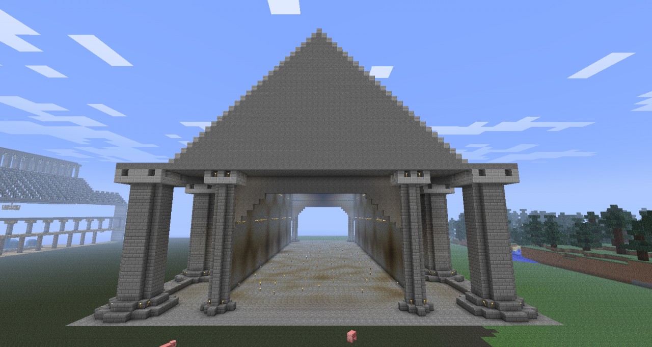 GIANT GREEK TEMPLE Minecraft Map
