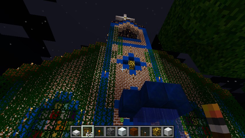 brick church Minecraft Map