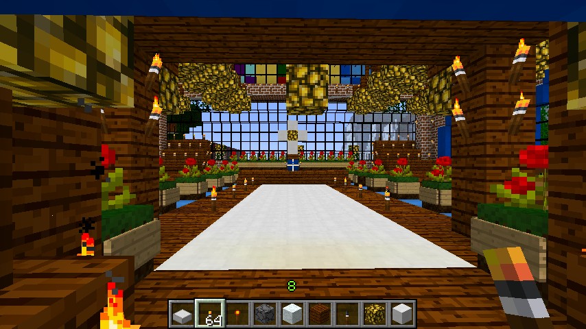 brick church Minecraft Map