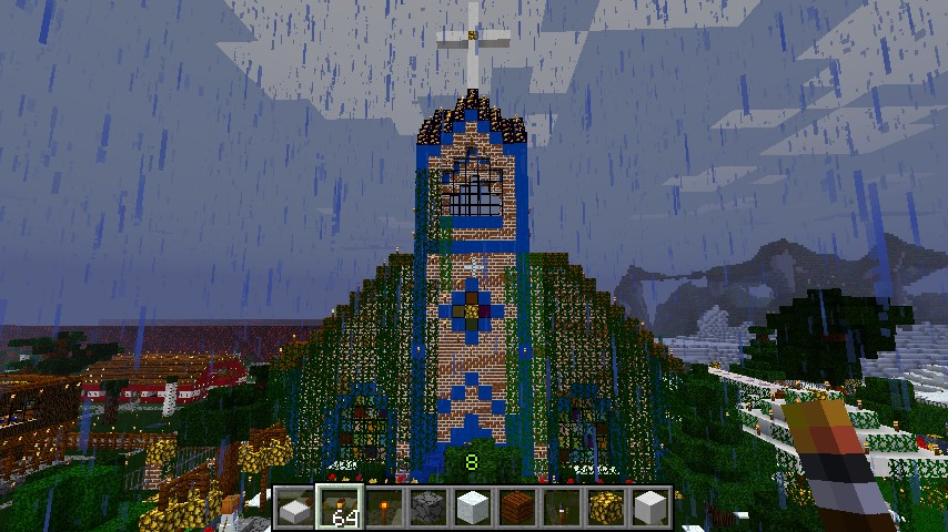 brick church Minecraft Map