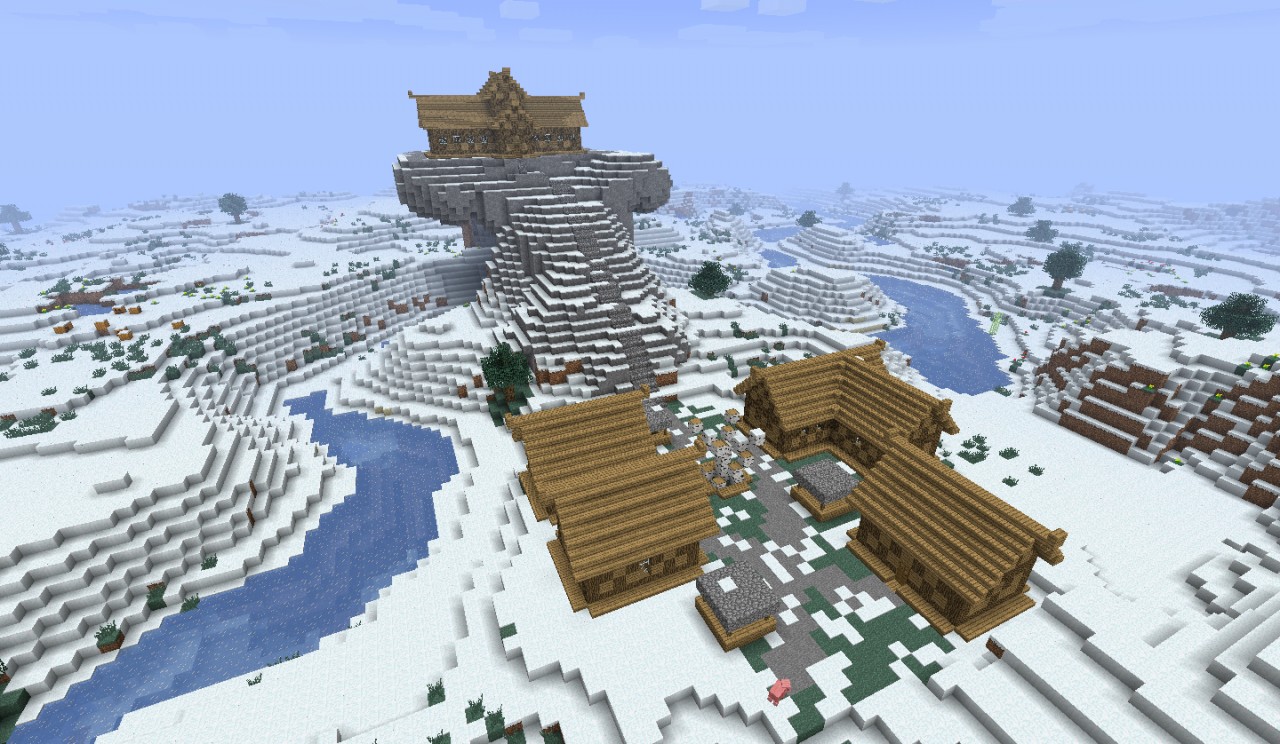 Skyrim Village Minecraft Map