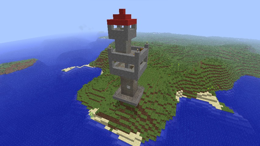 a big tower Minecraft Map