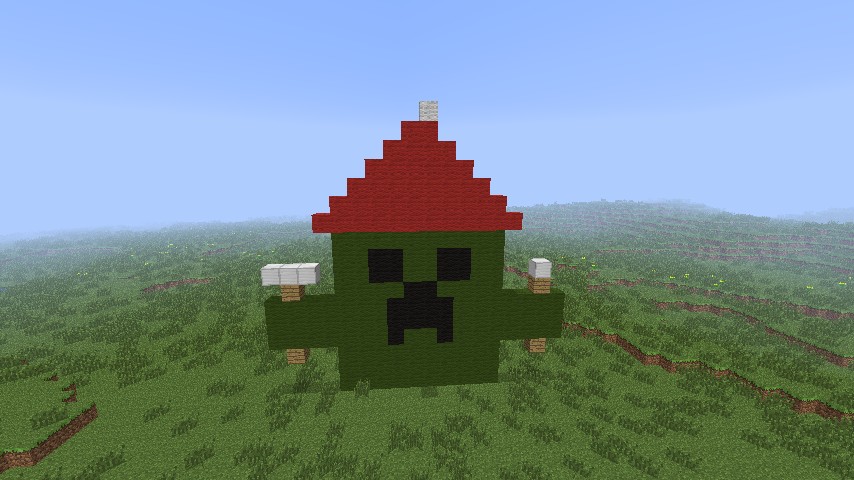 creeper in winter Minecraft Map