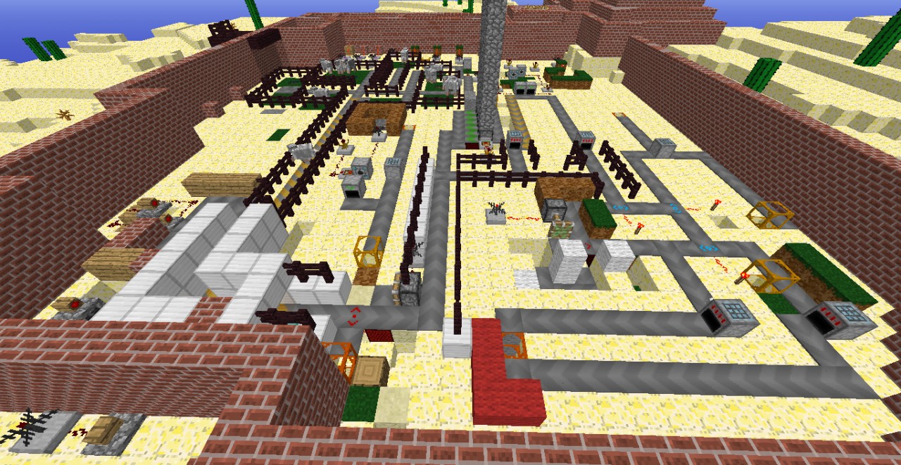 Huge wool factory!!! (makes four colors)[1.1] Minecraft Map