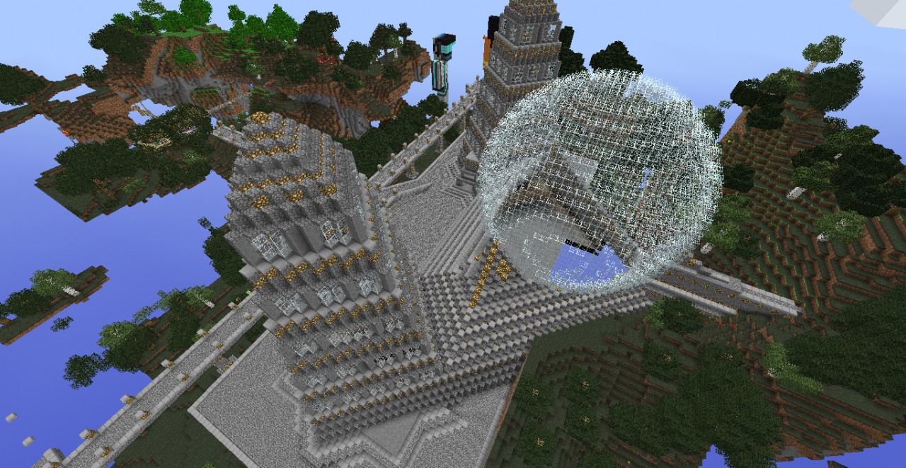 Huge Spawn/Convenient Building Minecraft Map