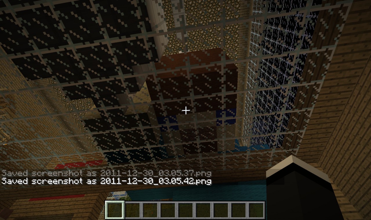 A giant Steve sleeping Minecraft Map