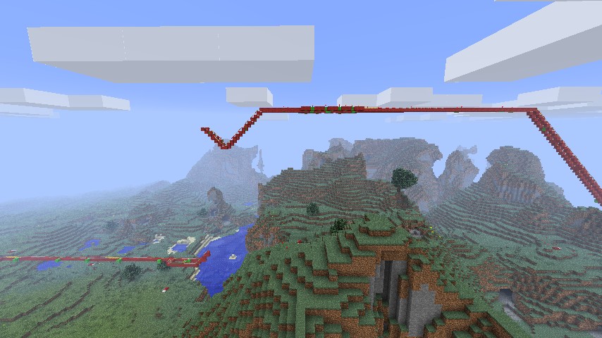 Epic Roller Coaster Minecraft Map