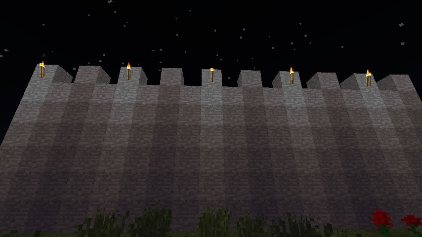 Collection castle wall Minecraft Map