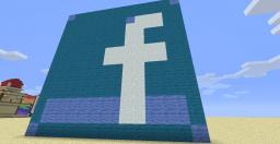 Facebook logo Minecraft Map