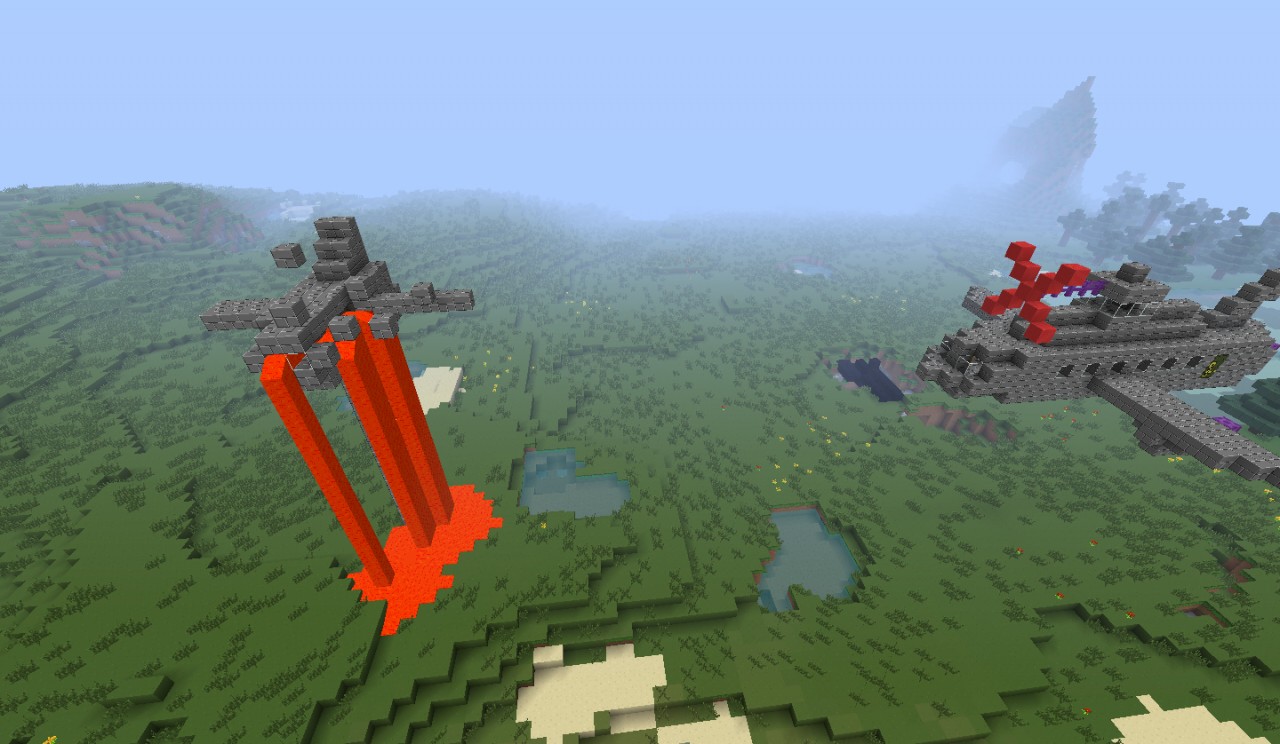 air plane battle Minecraft Map