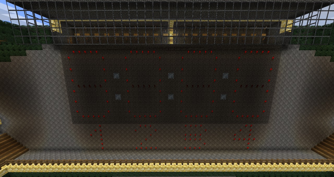 Epic Spleef-Arena with digital Scoreboard Minecraft Map