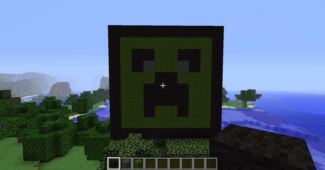 Creeper face Minecraft Map