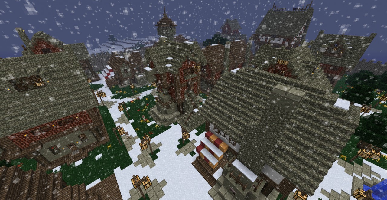 cool town mod Minecraft Map