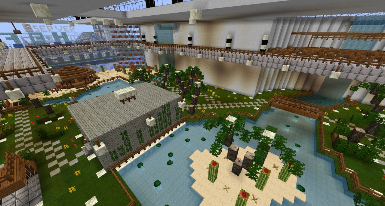 Modern Mall X-Dream Minecraft Map