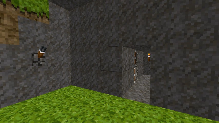 hidden piston door Minecraft Map