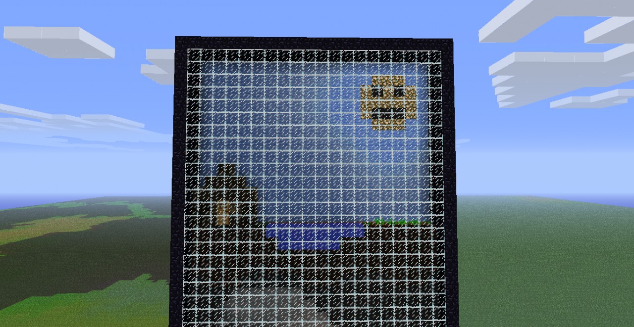 Minecraft world in 2d Minecraft Map