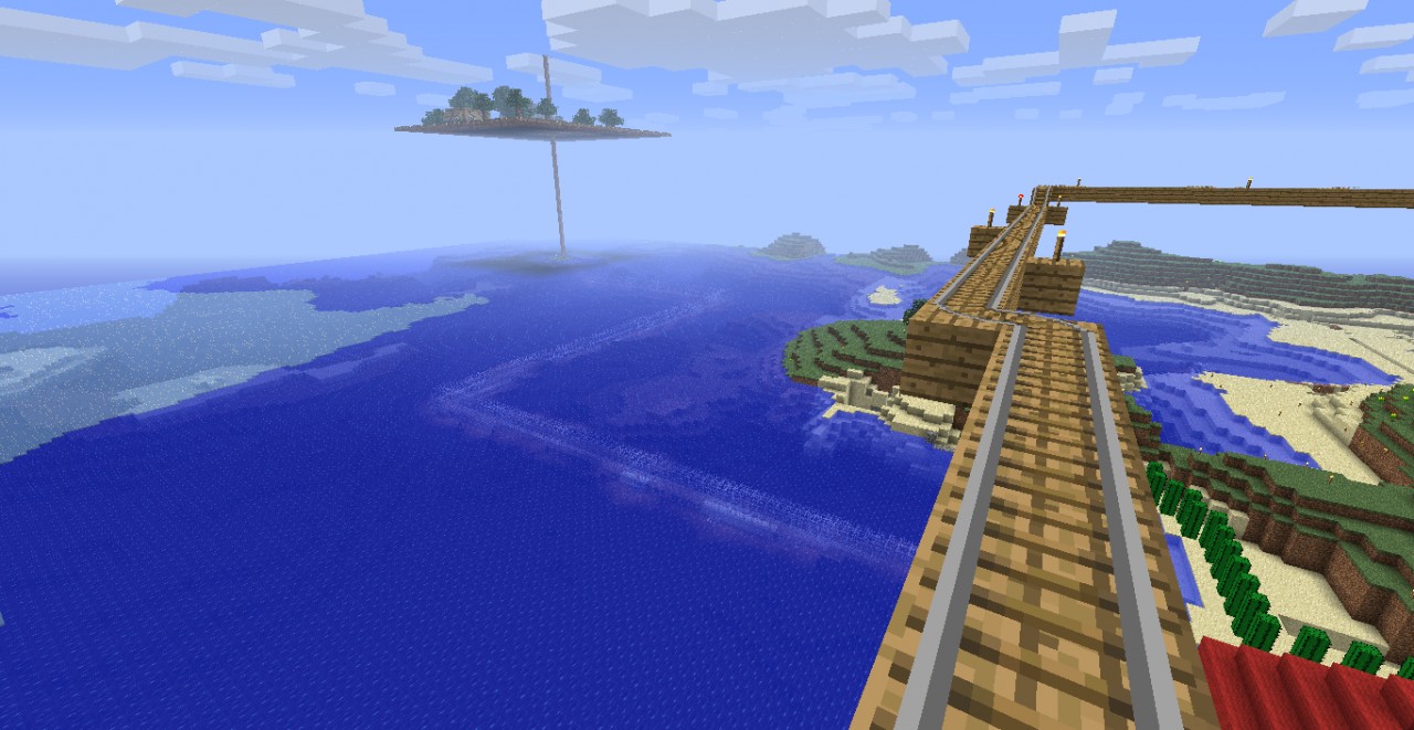 Sexy Town & Sky World Minecraft Map