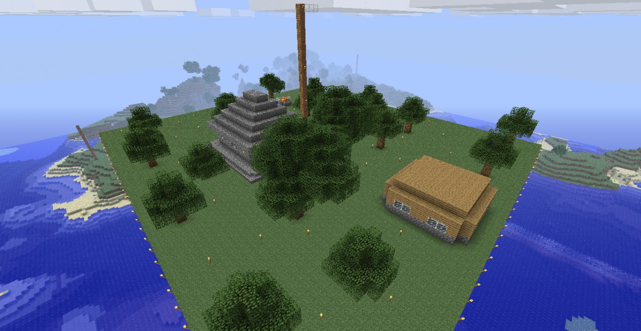 Sexy Town & Sky World Minecraft Map