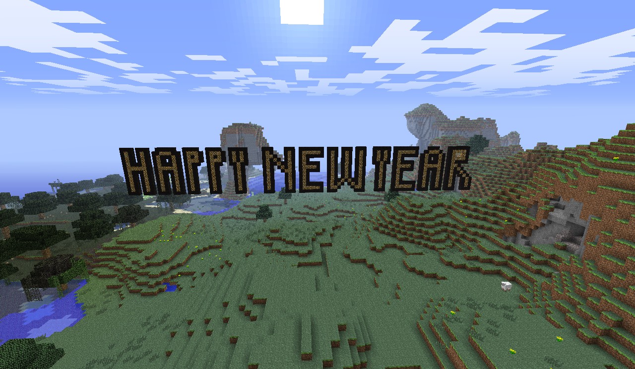 Happy New Year Minecraft Map