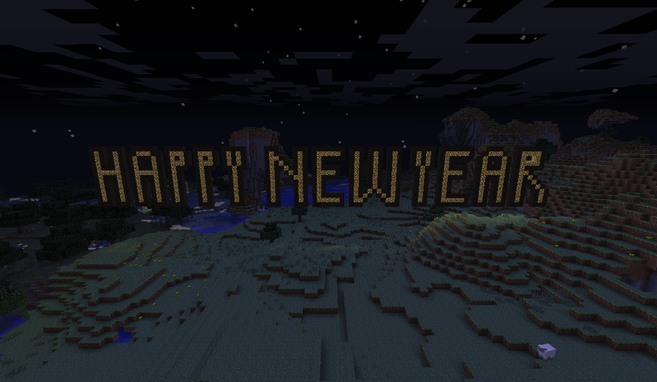 Happy New Year Minecraft Map