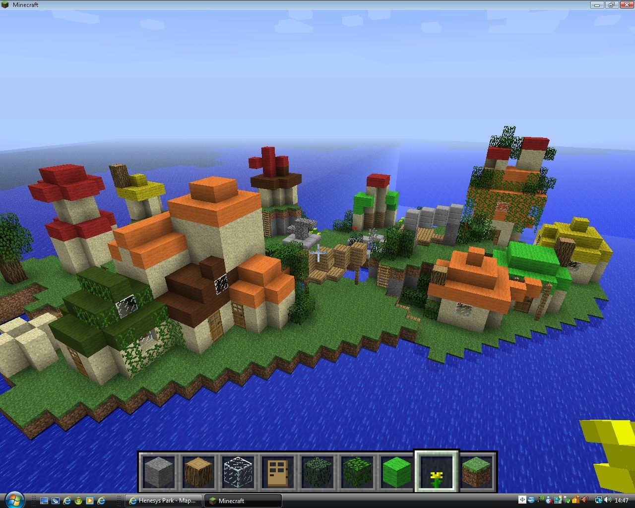 Maplestory 3D Victoria Island Minecraft Map