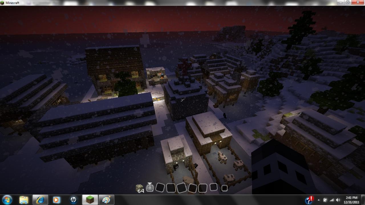 Ice Village Minecraft Map