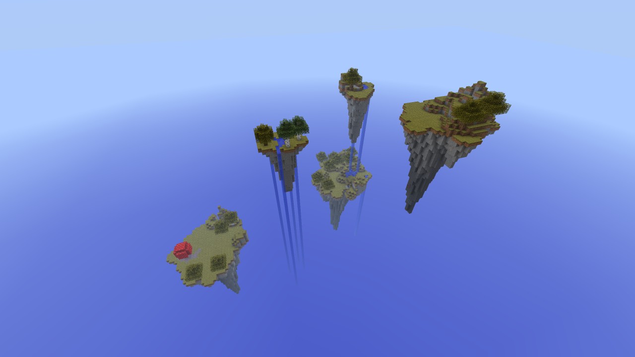 Floting islands Minecraft Map