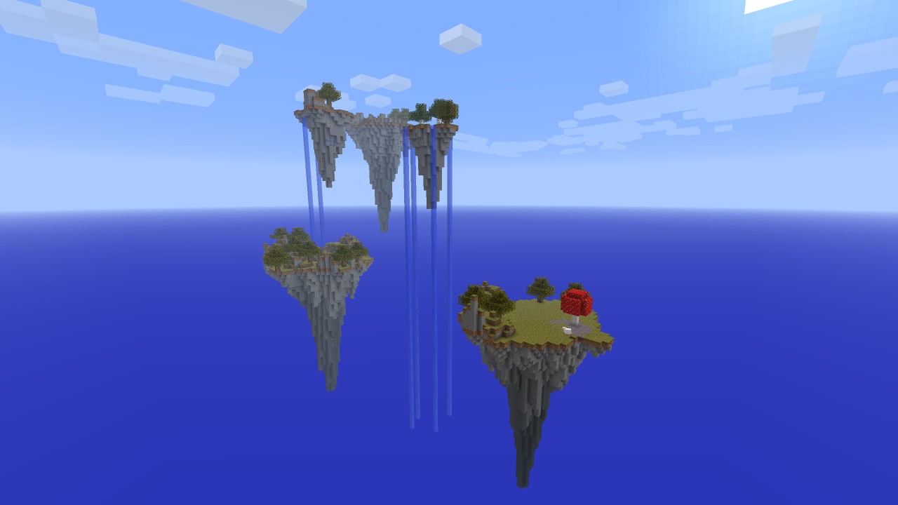Floting islands Minecraft Map