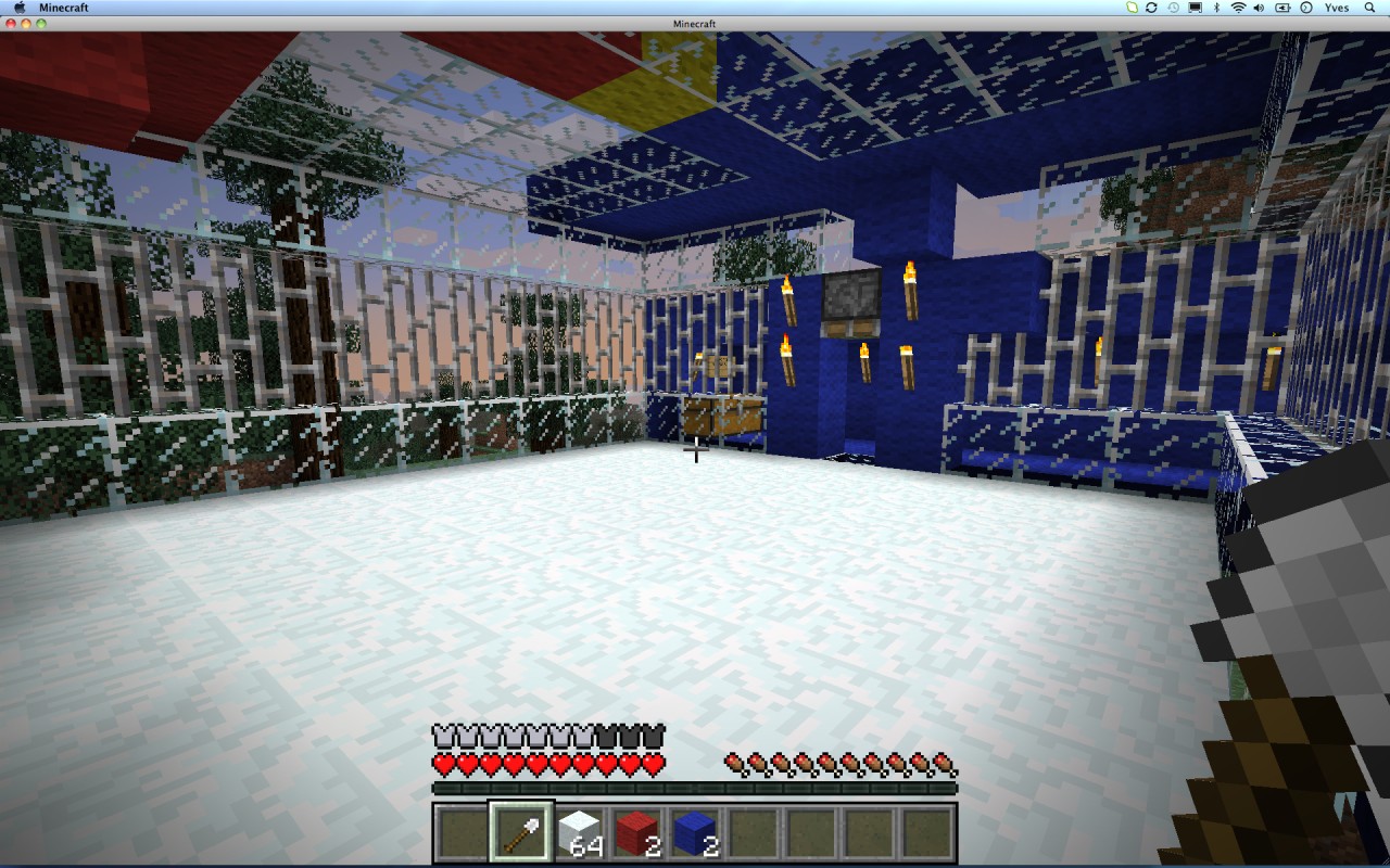 Spleef/snowball arena Minecraft Map