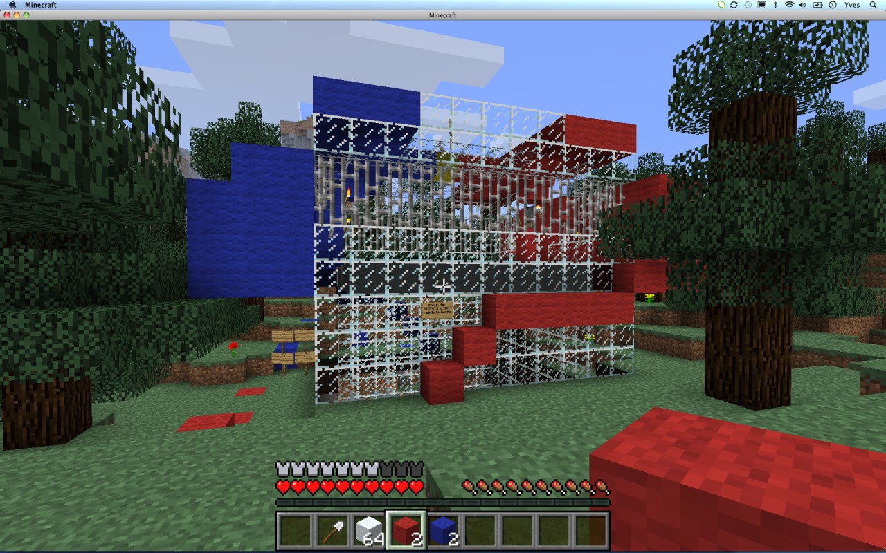 Spleef/snowball arena Minecraft Map