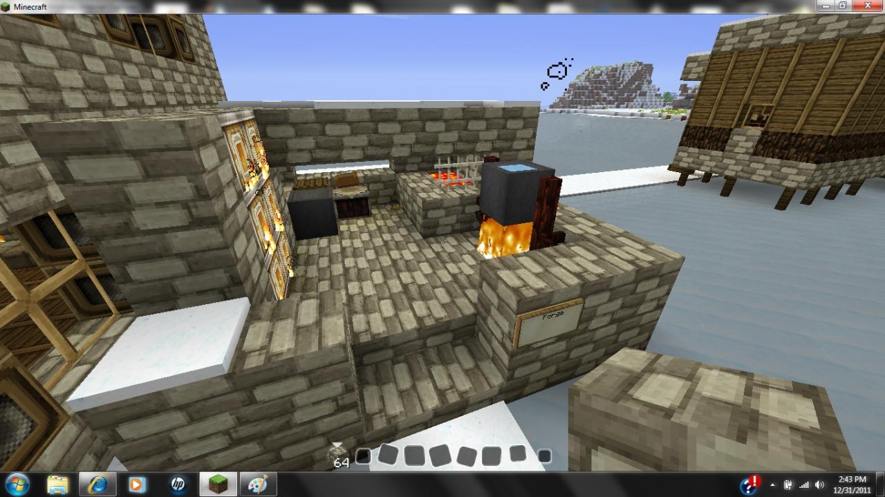 Ice Village Minecraft Map