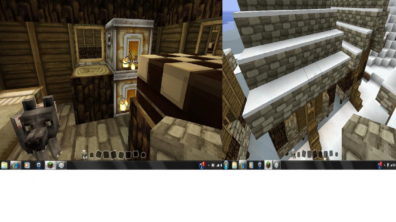 Ice Village Minecraft Map