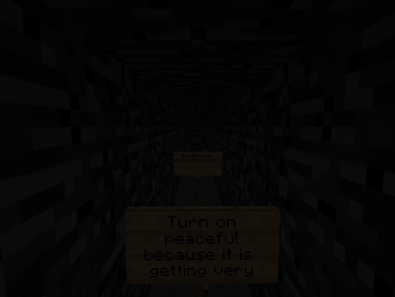 Escape from the Darkness Minecraft Map