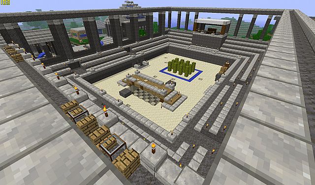 Minecraft PvP Trailer - Cool Arena. Minecraft Map