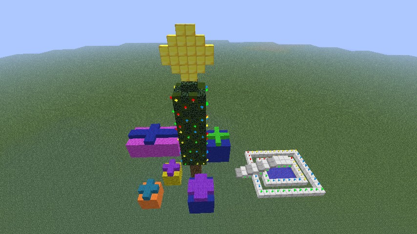 christmas tree for christmas light mod Minecraft Map