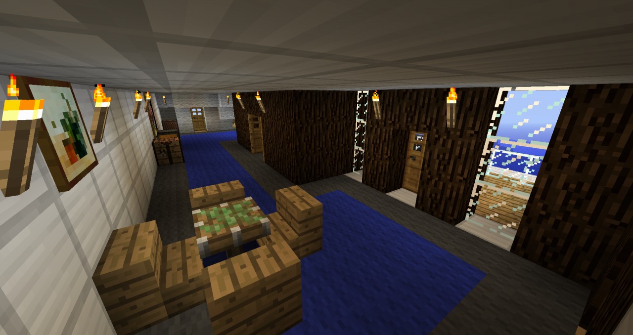 Cruise Ship Minecraft Map