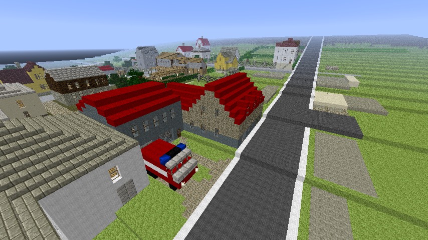 Fire station Minecraft Map