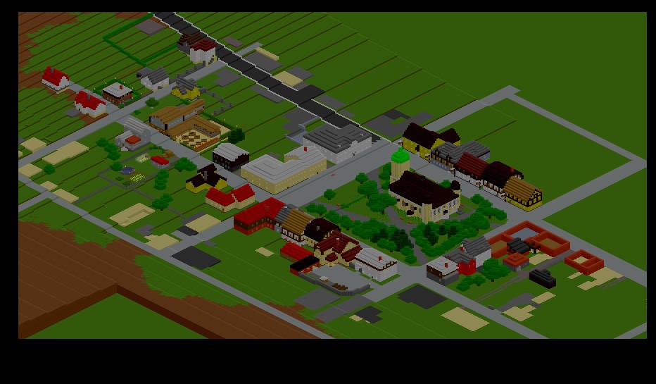 The first medieval city built by the facts, first screenshots + map ...