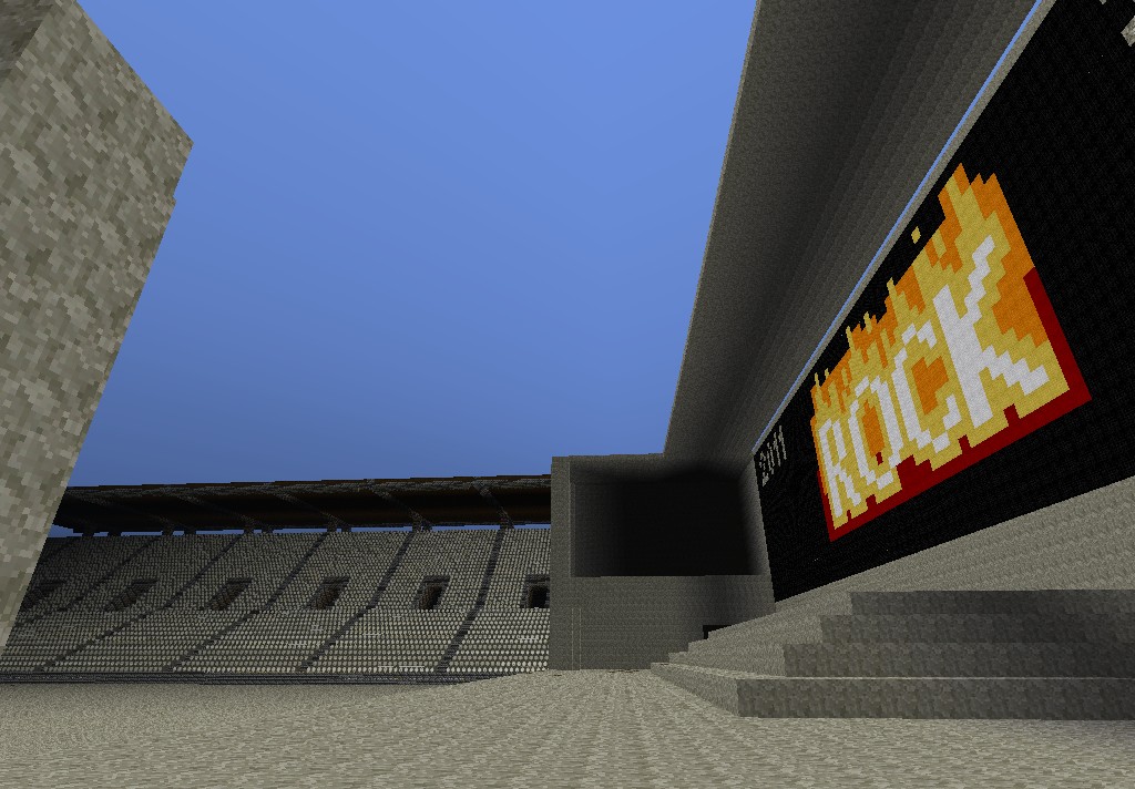 Live New Year's Eve concert : stage + 31.12 programme Minecraft Map