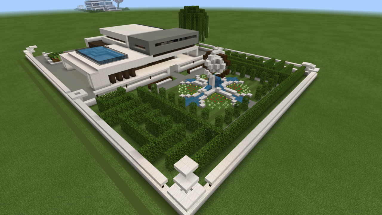 Small Futuristic House Minecraft Map