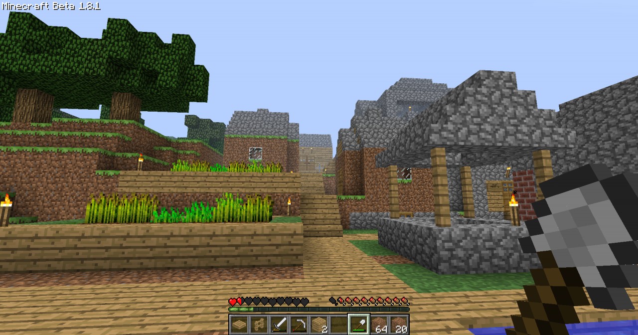 Self made Village Minecraft Map