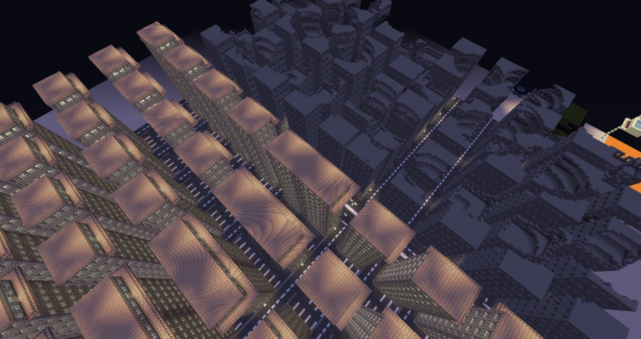 Rich vs Poor City Minecraft Map