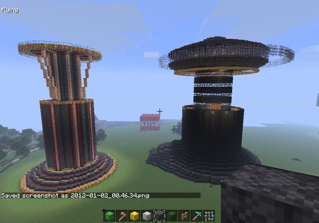 Herocraft*ing* staff and builder's club towers! Minecraft Map