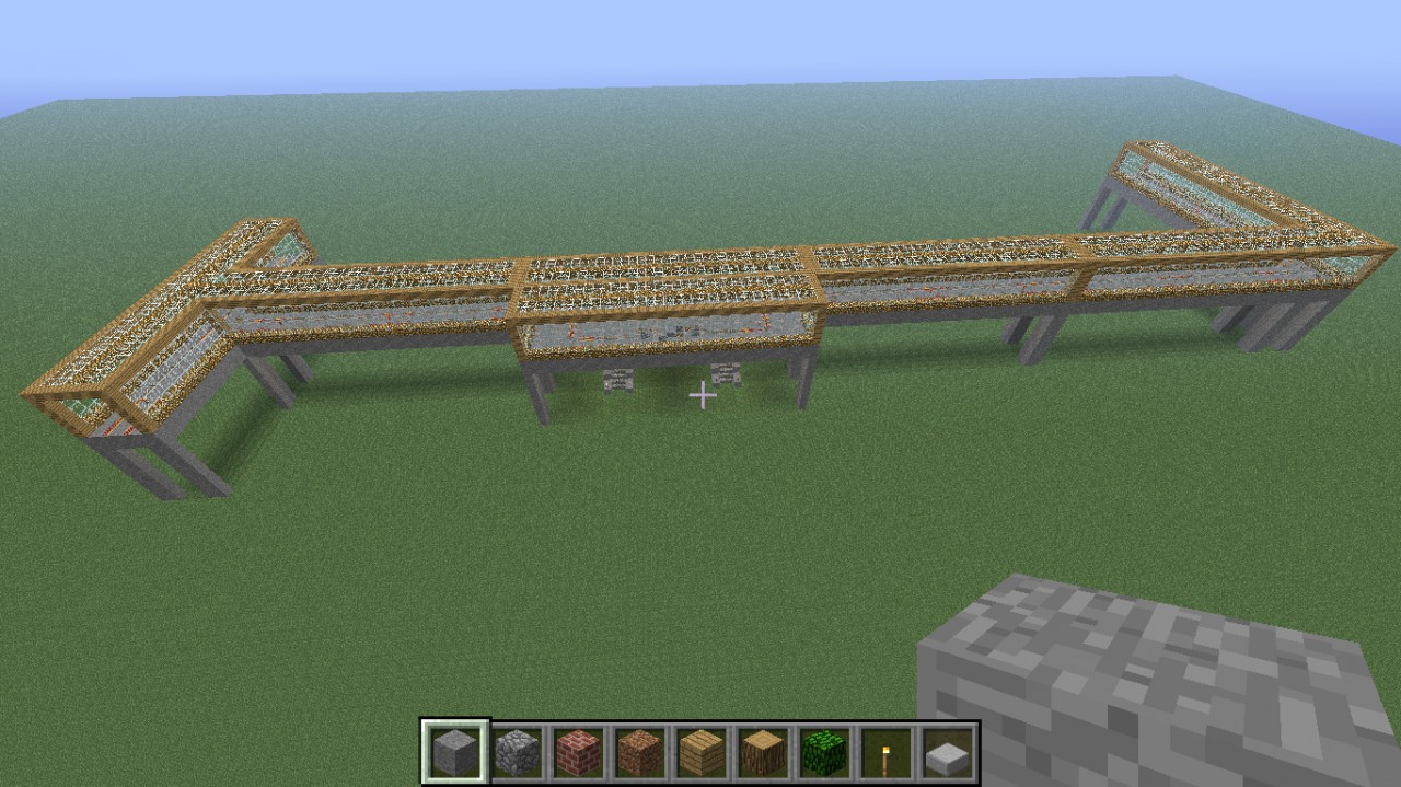 Railroad / High Level Trains Minecraft Map