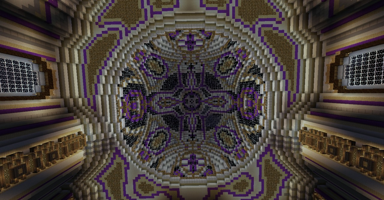 Purple fantasy building Minecraft Map
