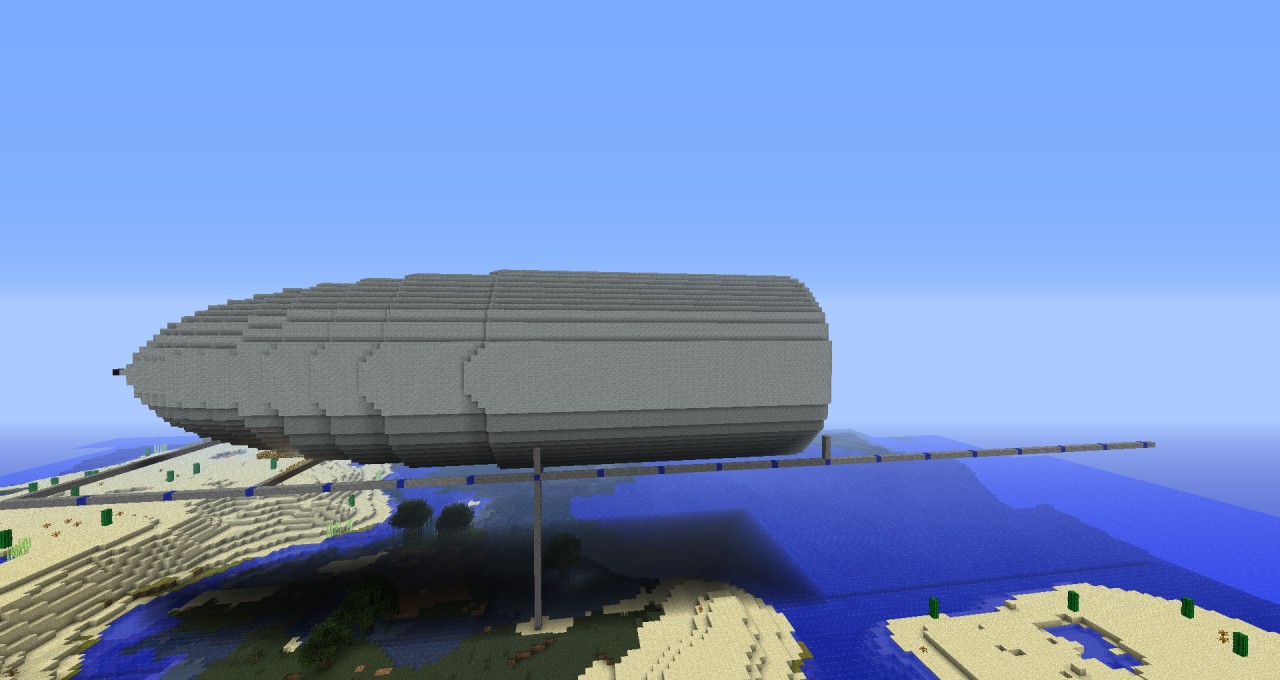 LZ 129 Hindenburg - airship Minecraft Map