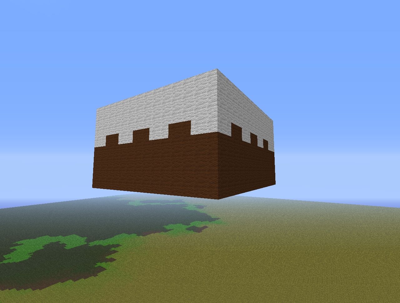 3D Cake Minecraft Map