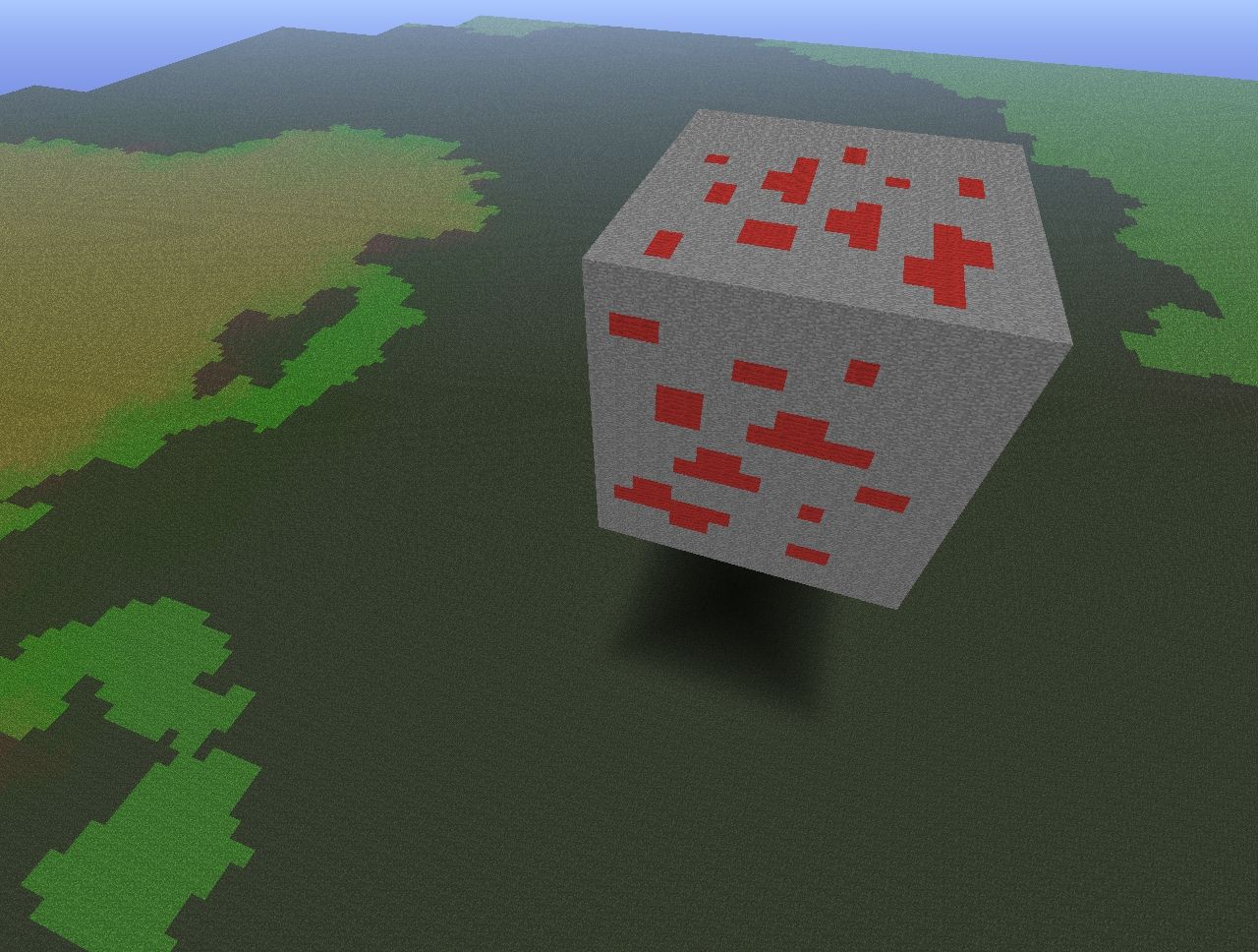 3D Redstone Ore Minecraft Map